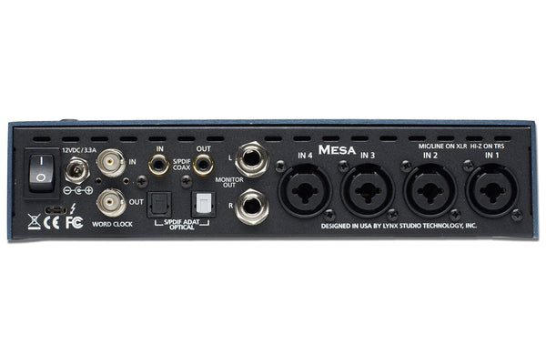 Lynx Studio Technology Mesa Desktop Thunderbolt 3 Audio Interface ...